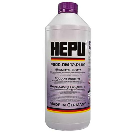 HEPU G12+ (G12 PLUS) антифриз фиолетовый 1,5 л P900-RM12-PLUS: купить ...